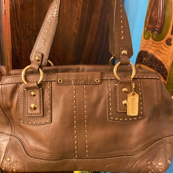 Coach | Bags | Authentic Genuine Leather Coach Purse | Poshmark